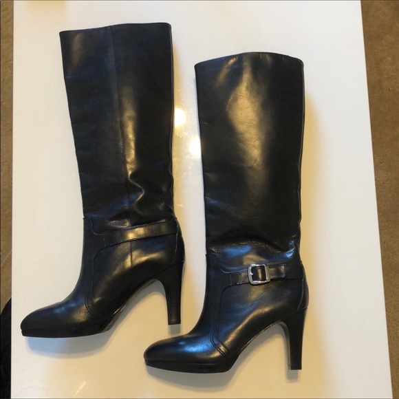Alex Marie | Shoes | Alex Marie Black Leather Platform Boots | Poshmark